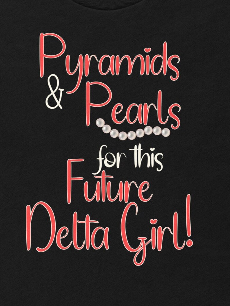 Pyramids and Pearls Future Delta Adult Teen Short-sleeve T-shirt ...