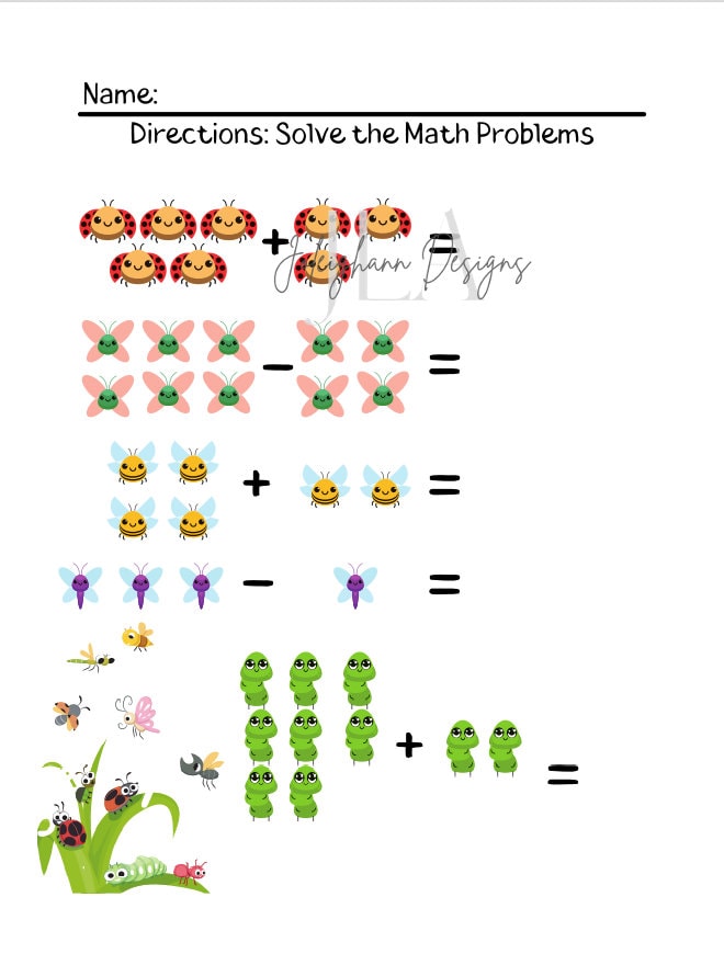 Kindergarten Worksheets, Kindergarten Review, Kindergarten Math ...