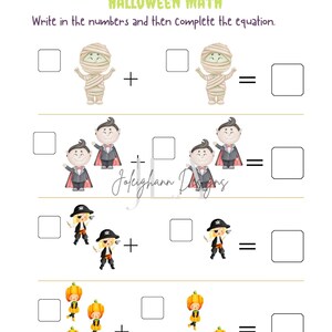 Halloween Activity Pages, Halloween Printables, Preschool Halloween ...
