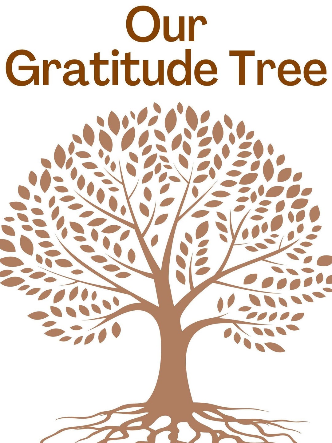 Thanksgiving Gratitude Tree, Thanksgiving Printable, Holiday Printables ...