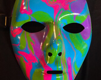 Psychedelic mask | Etsy