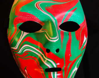 Psychedelic mask | Etsy