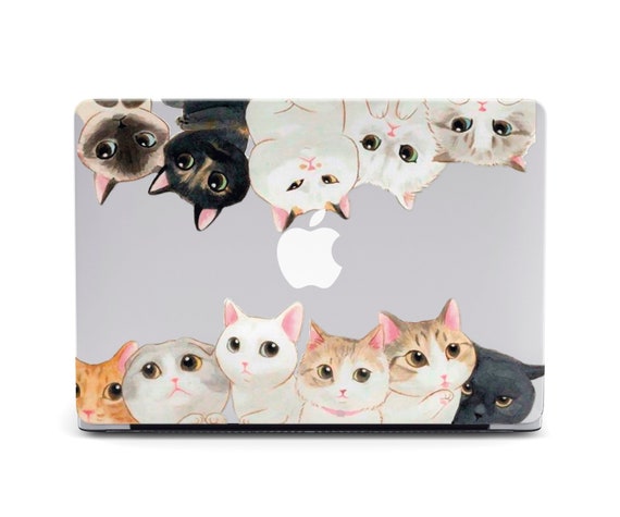 Kitten Types Clear Case for Macbook Air 13 2020 Case Cute Art - Etsy