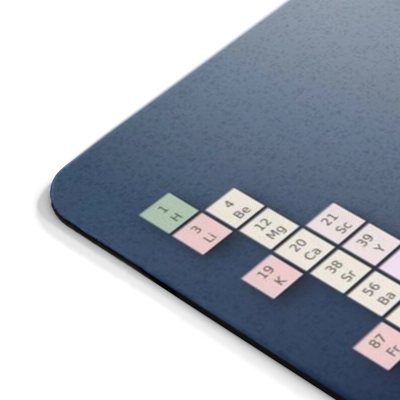 Periodic Table Gift for Student Chemistry Laboratory Mouse Pad Science ...