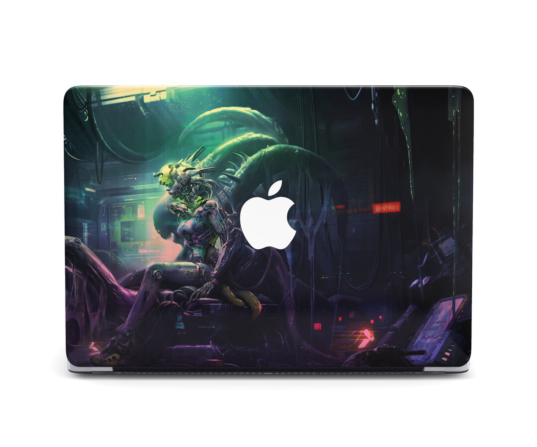 Futuristic MacBook Air M3 Case Cyberpunk Net Runner Mac Pro 15 2022 ...