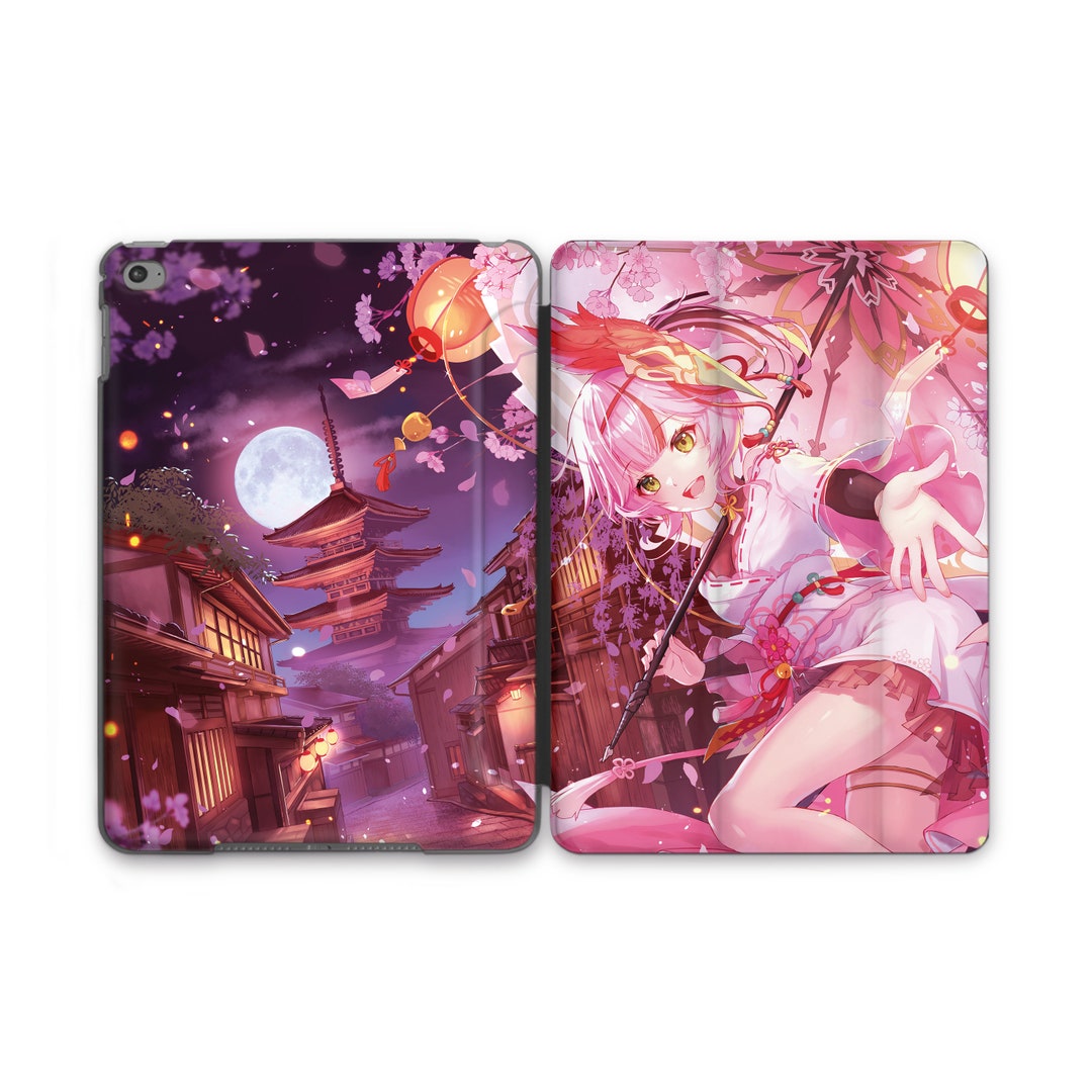 Princess Kitsune Pad Air Case Colorful Anime Girl Art Design iPad Air ...
