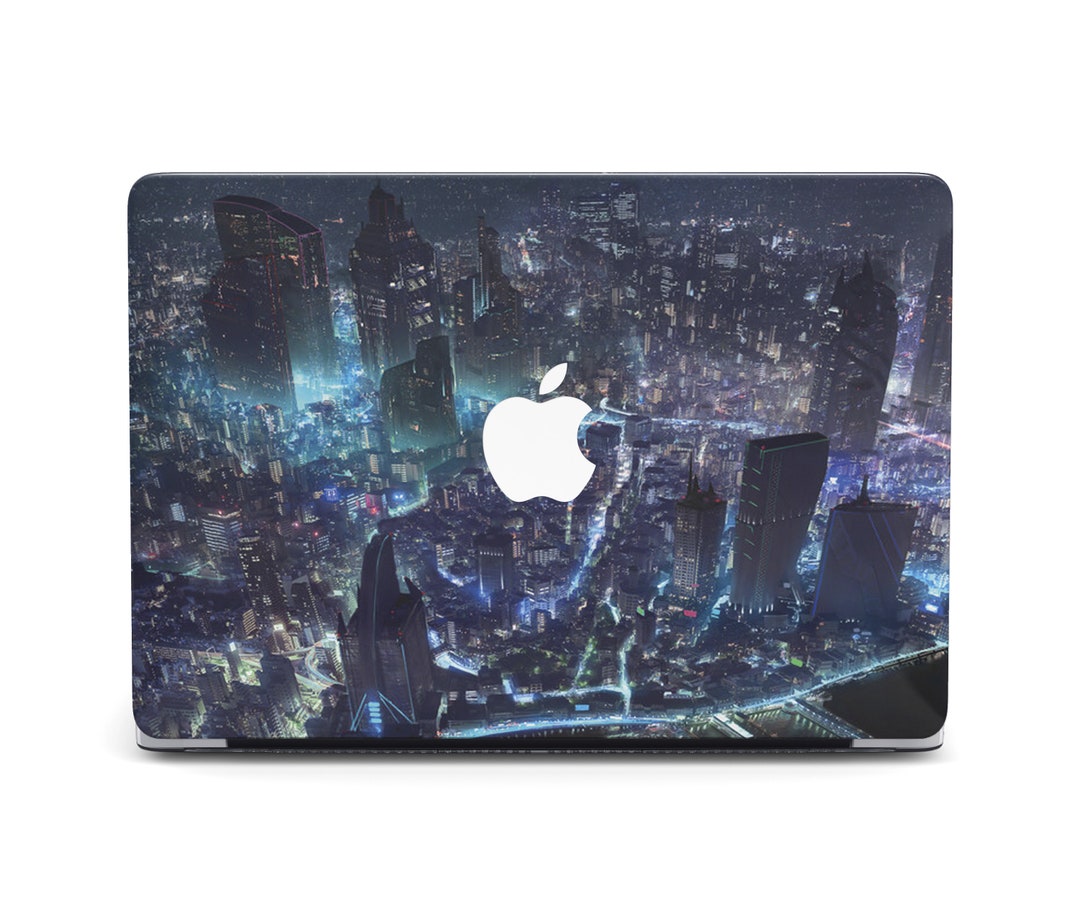 Skyscrapers Art MacBook Air M4 M2 Case City Night Mac Pro 15 16 Plastic ...