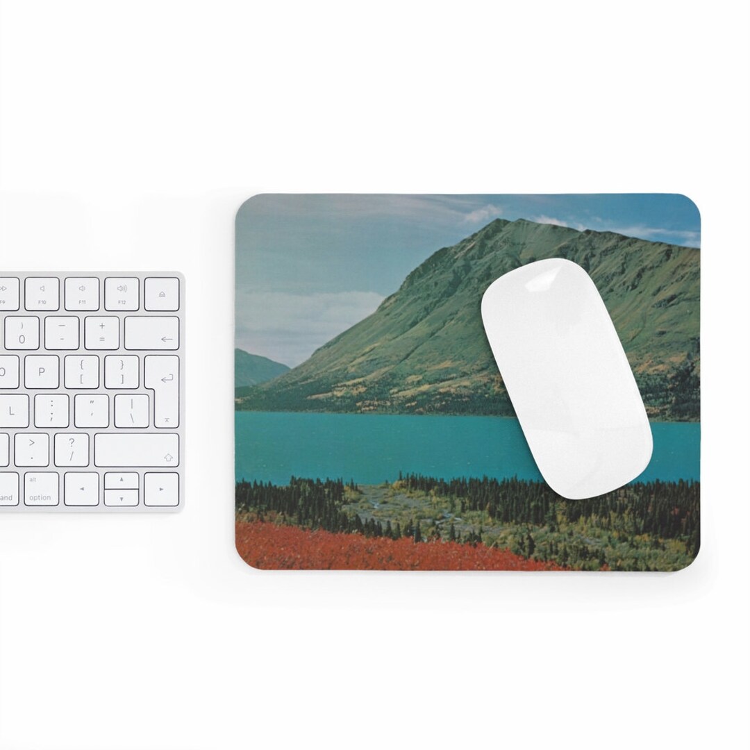 Fjord View Mousemat Blue Lagoon Print Mouse Pad Mountian Scape Mouspad ...