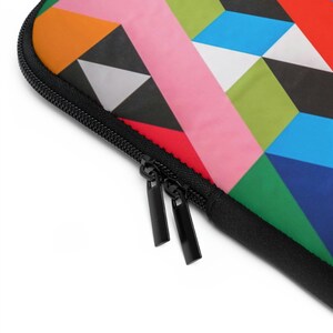 Colorful Lines Laptop Bag Modern Print Laptop Cover Pop Art Design ...