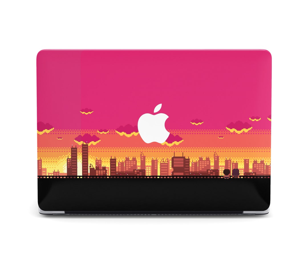 Retrowave City Art MacBook Air M4 M2 Case Dusk Night Mac Pro 15 16 ...
