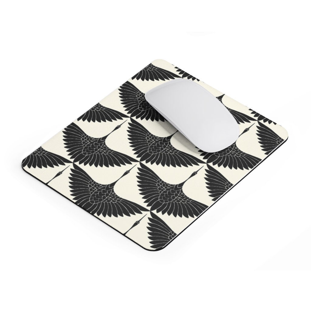 Mousepad Stoks Mousepad Bird Mousepad Cute Birds Black White - Etsy UK