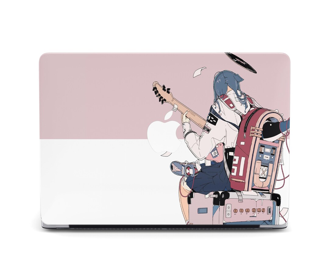 Anime Bassist Music Bass Guitar MacBook Pro 16 15 M4 Plastic Case Rock ...