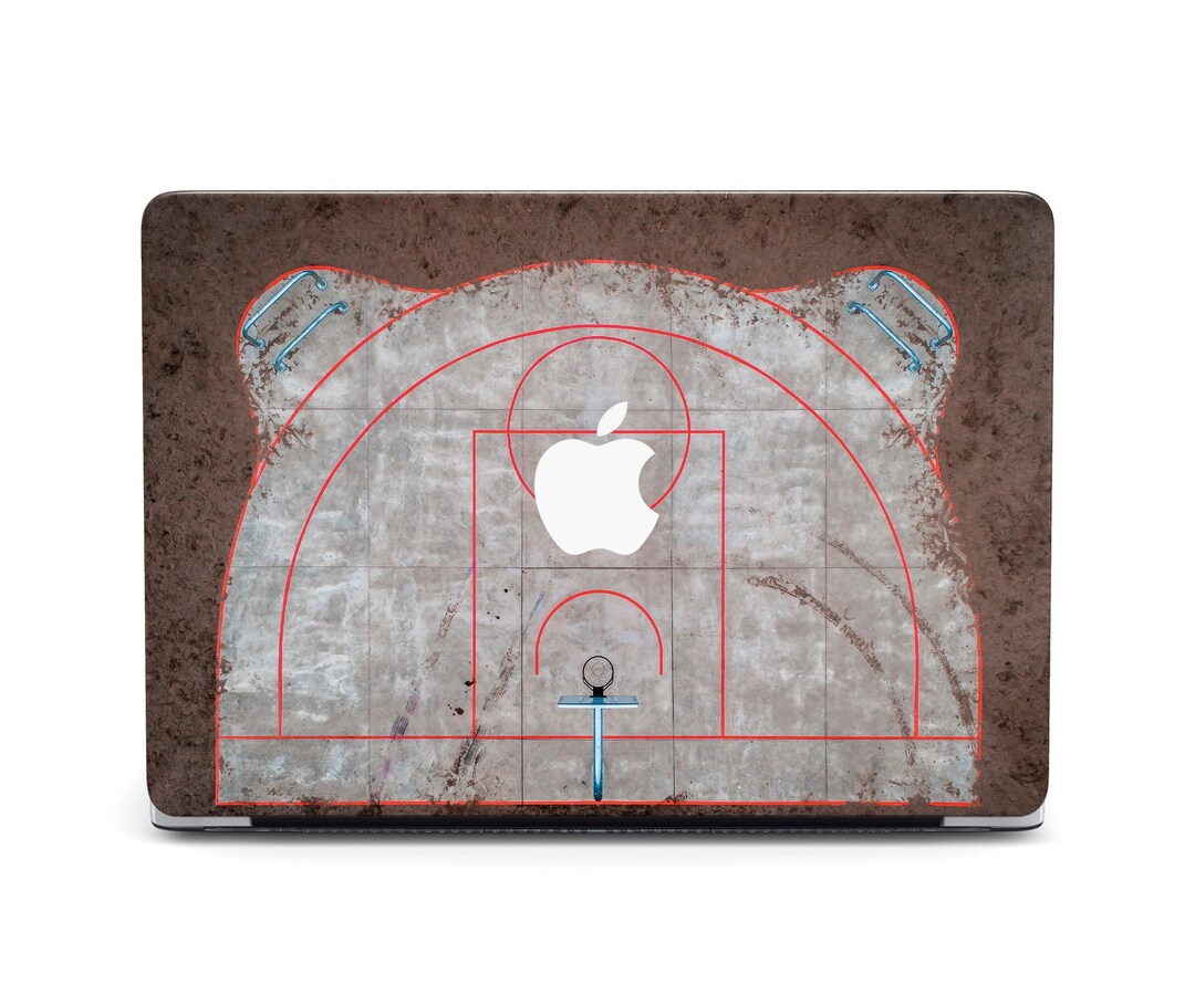 Desert Hoop Street Basketball Court MacBook Case Print Mac Air M2 M4 ...