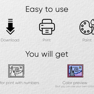 Greek Statue Paint by Numbers Digital Art Sculpture PBN Men Statue Art ...