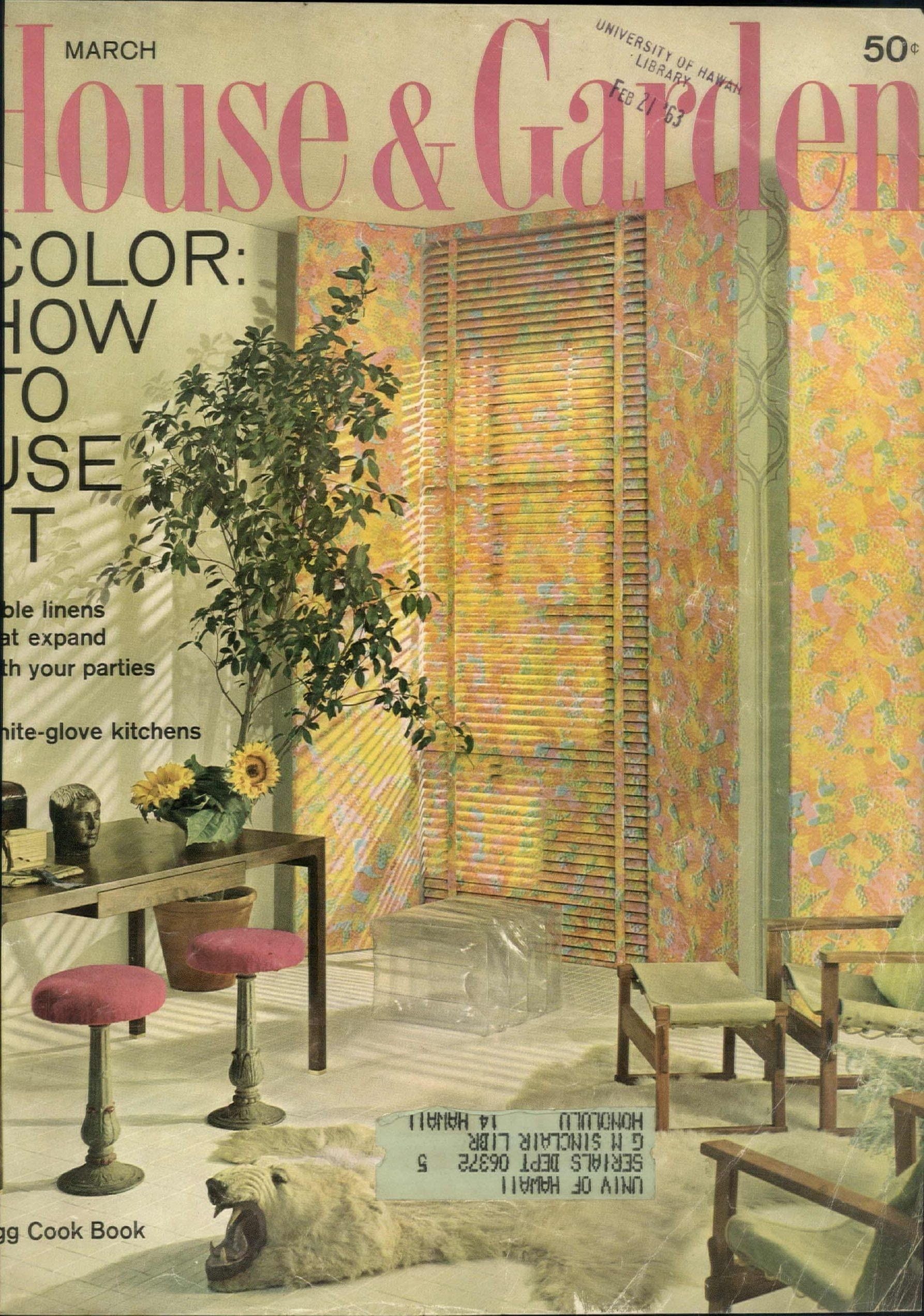 Home and Garden Magazine - March 1963 (PDF Ebook - Digital Download ...