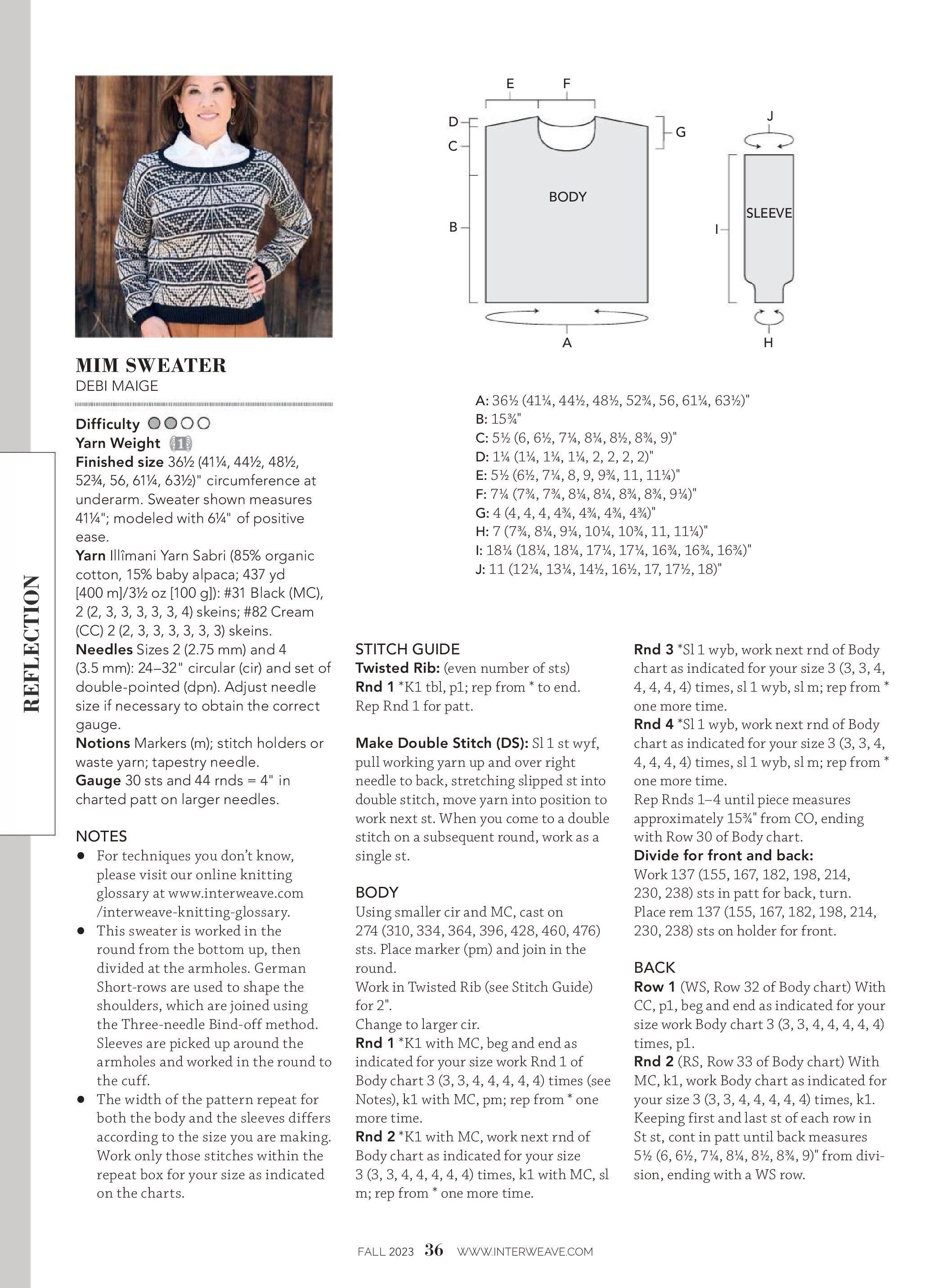 Interweave Knits Magazine Fall 2023 (PDF Ebook - Digital Download) - Gifts for Knitters - Etsy