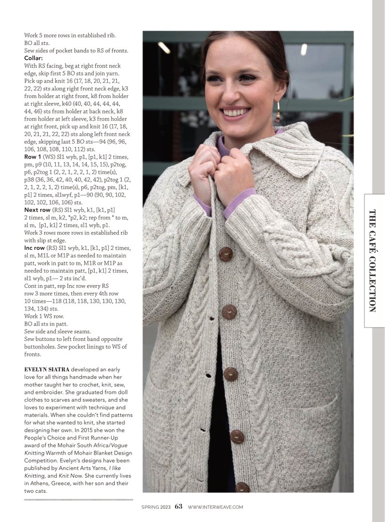 Interweave Knits Magazine Spring 2023 (PDF Ebook - Digital Download) - Gifts for Knitters - Etsy