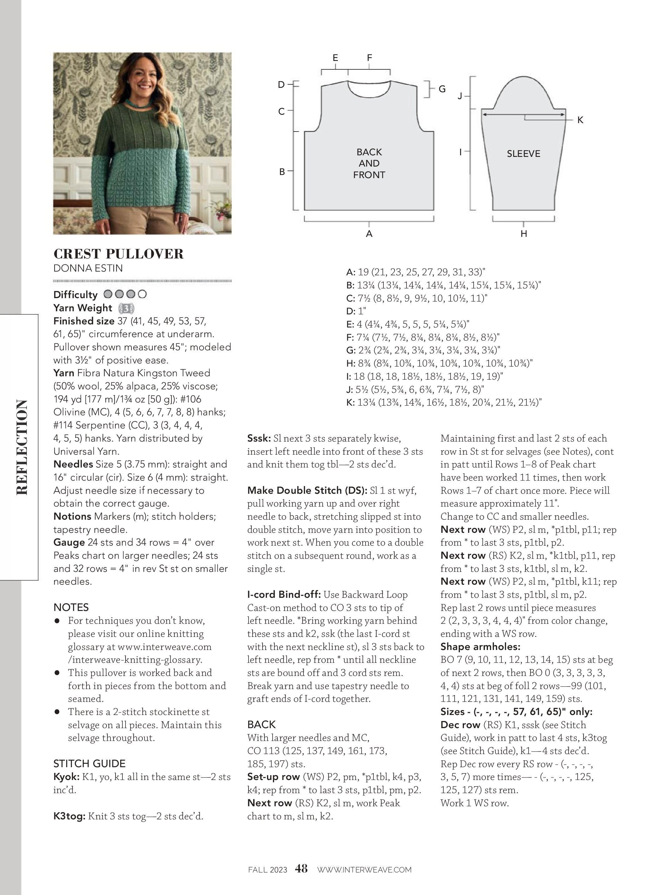 Interweave Knits Magazine Fall 2023 (PDF Ebook - Digital Download) - Gifts for Knitters - Etsy