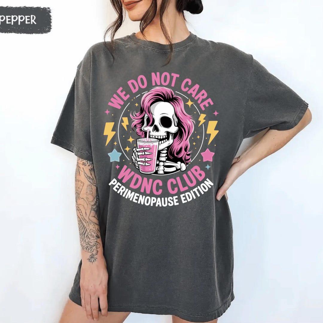 WDNC We Do Not Care Club Shirt, Comfort Colors Tee, Gen X Don’t Care ...