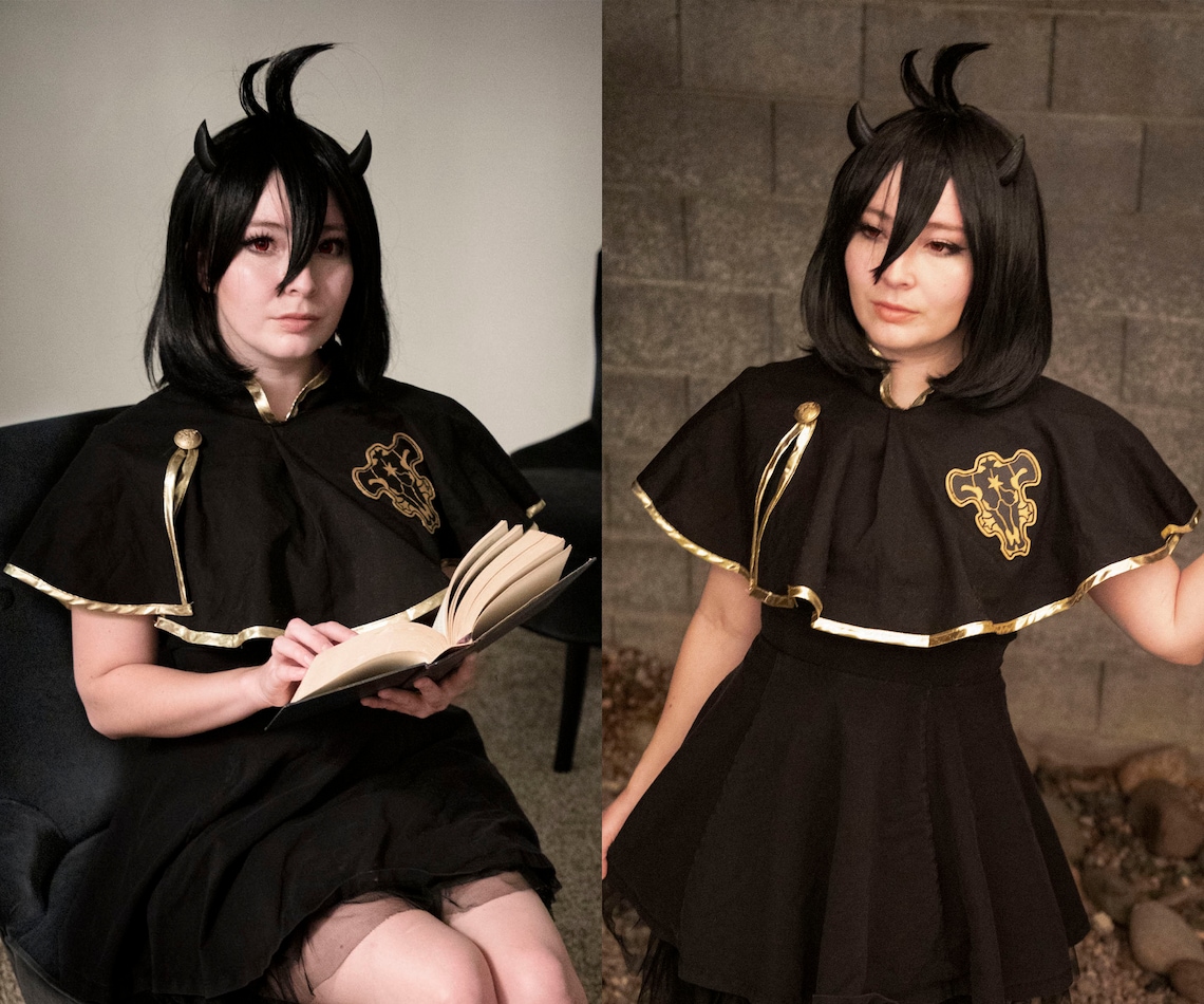 Secre nero Swallowtail Cosplay Horns | Etsy