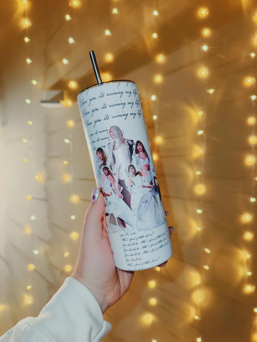 Swifte TTPD White Matte Stainless Steel 20oz Tumbler - Etsy