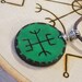 Viking End Strife Bind Rune Wood Necklace - Etsy