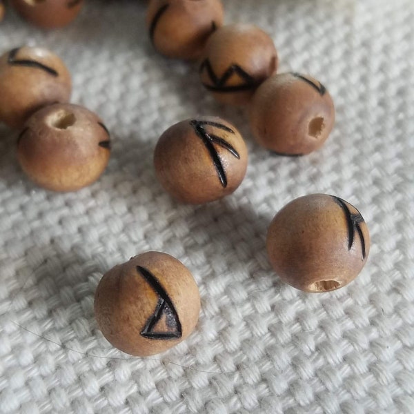 Rune Beads - Etsy