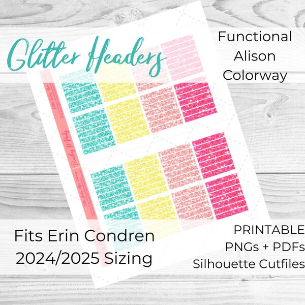 Glitter 2025 Stickers - Etsy