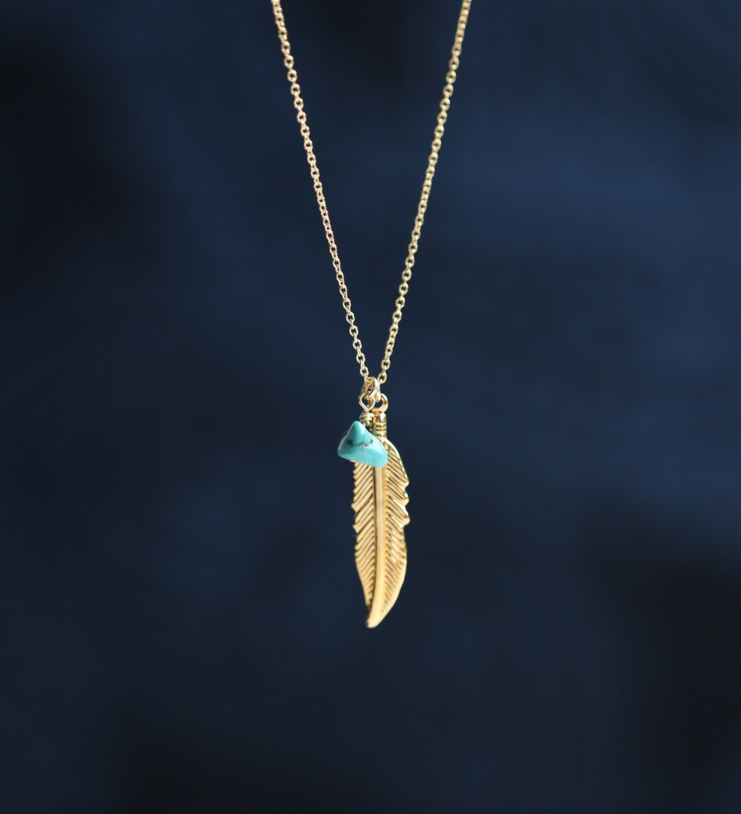 Feather Necklace, Feather Pendant, Feather Jewelry Charm, Gift for Her ...