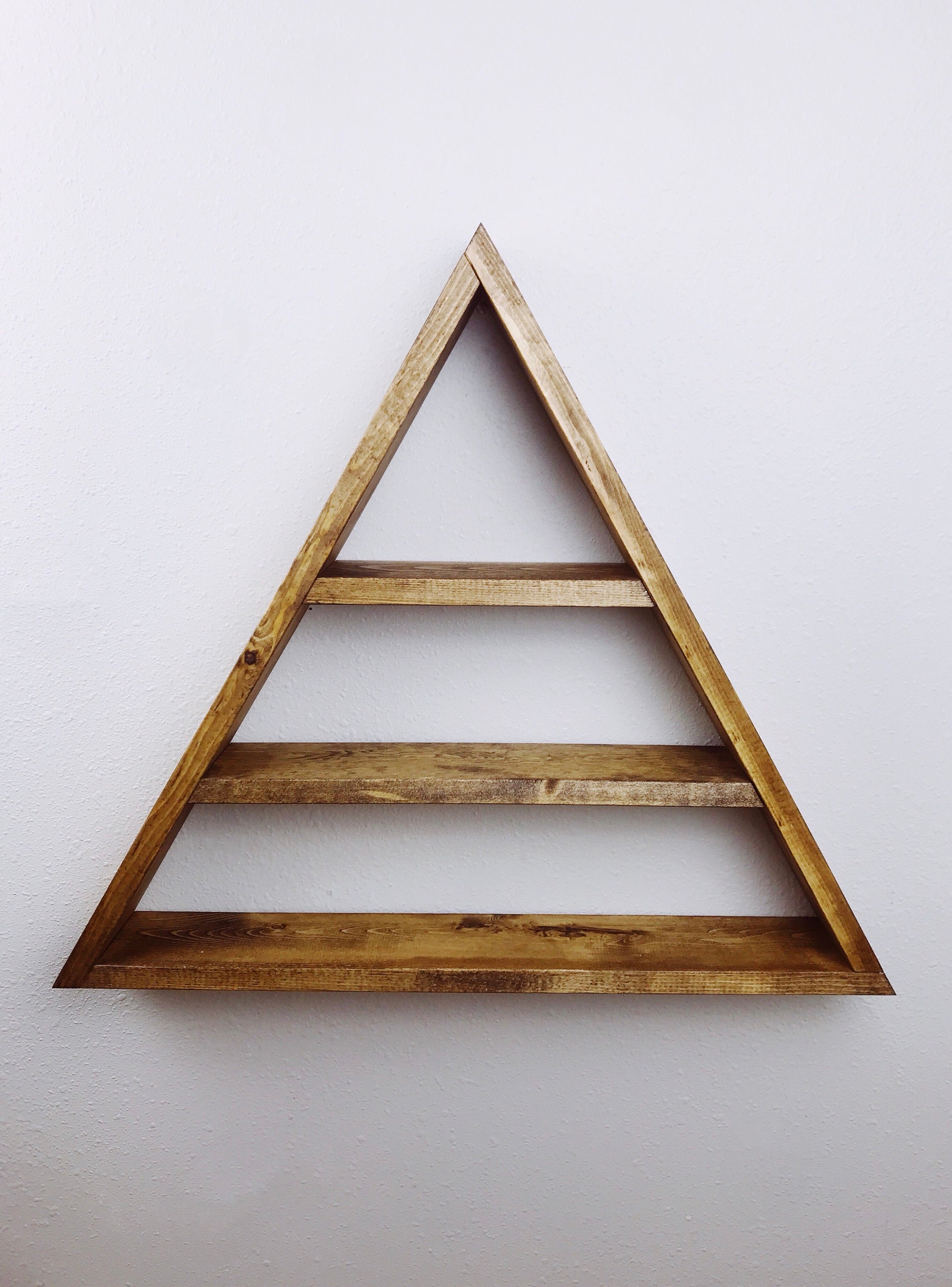 Triangle Shelf Shelf Shelves Triangle Wall Decor - Etsy