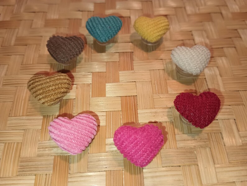 Croc Clog Shoe Charms - Handmade Jibbitz - Handcrafted Fabric Heart ...