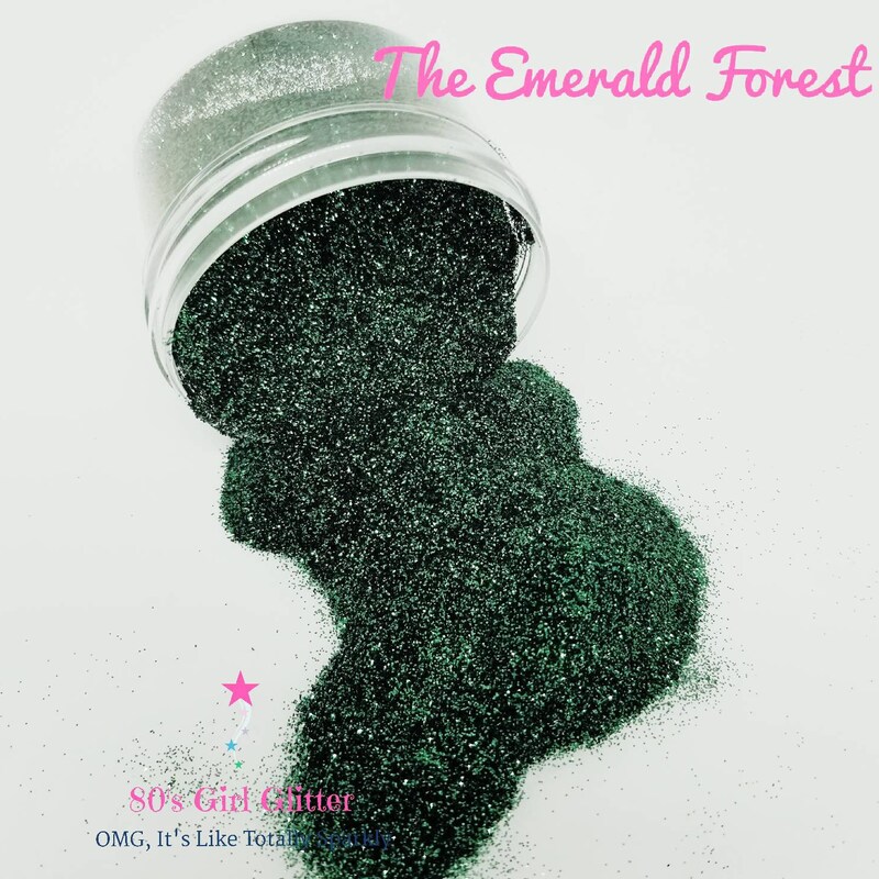 Forest Green Glitter - Etsy