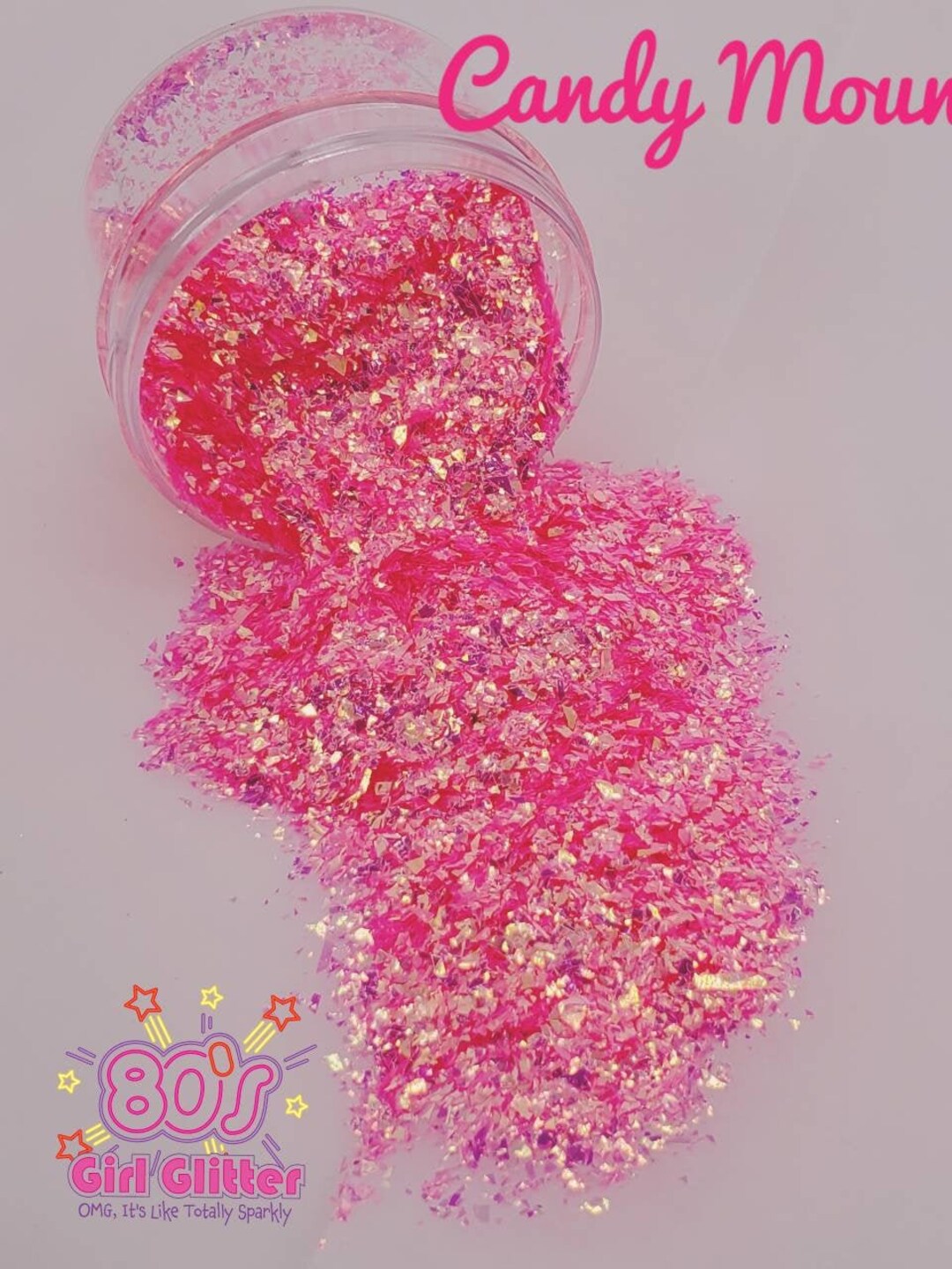 Candy Mountain - Glitter - Pink Glitter - Pink Iridescent Glitter ...