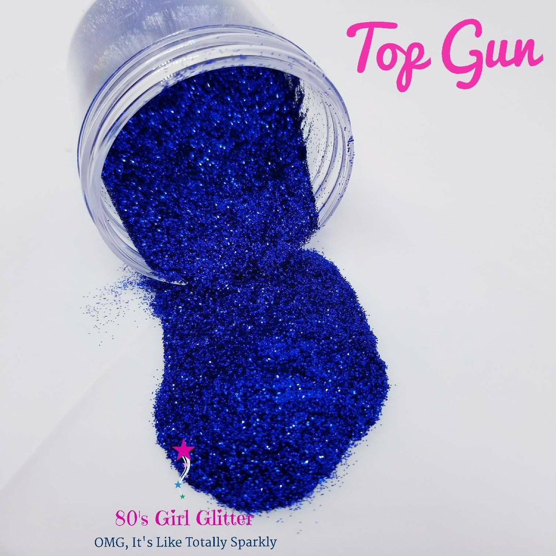 Top Gun - Glitter - Blue Glitter - Cobalt Blue Glitter - Cobalt Blue ...