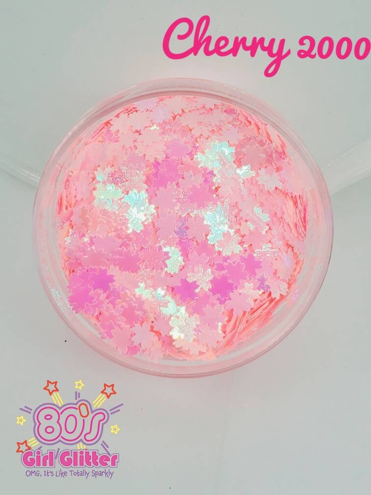Cherry 2000 Glitter Pink Glitter Glitter Shapes Cherry - Etsy
