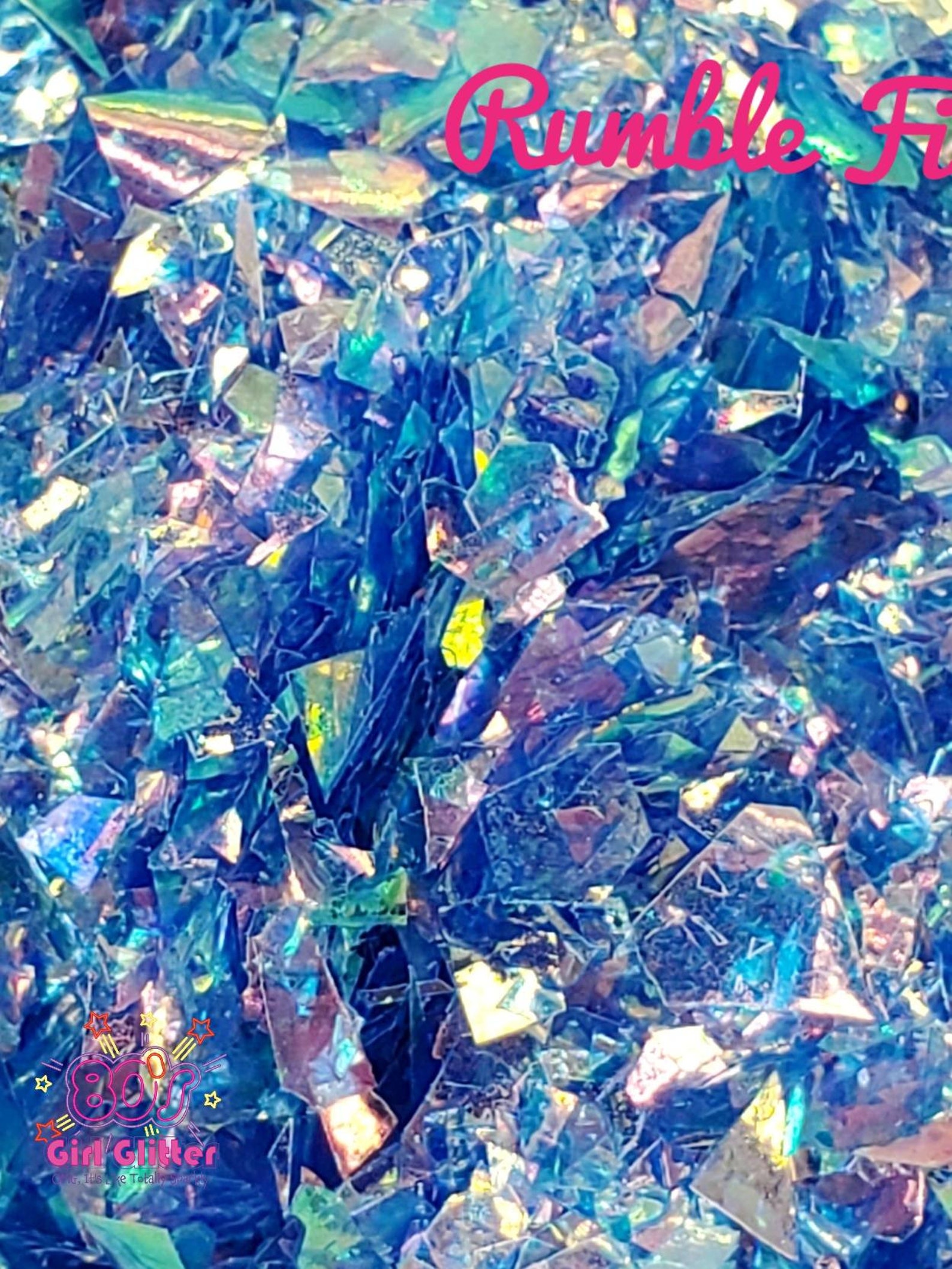 Rumble Fish Glitter Blue Glitter Blue Glitter Flakes - Etsy