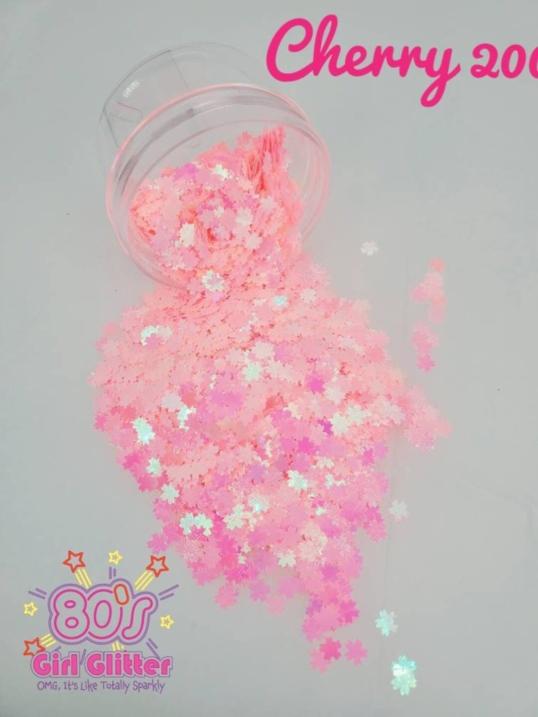 Cherry 2000 Glitter Pink Glitter Glitter Shapes Cherry - Etsy