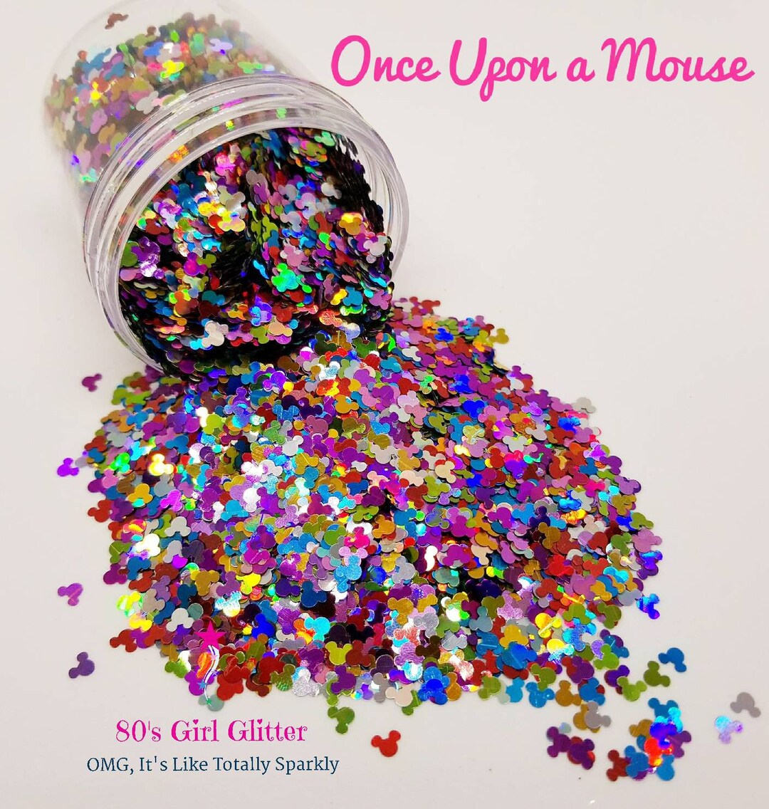 Once Upon a Mouse - Glitter - Glitter Shapes - Mouse Ear Shaped Glitter ...
