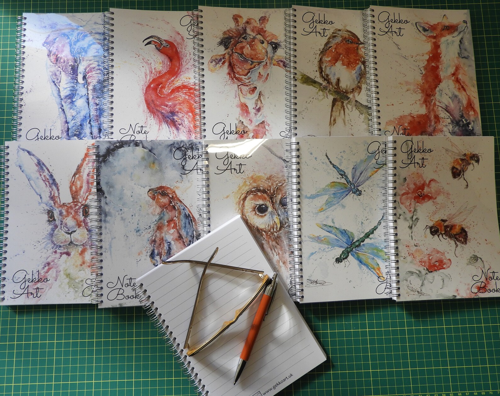 Elephant Notebook Notepad A5 Size Spiral Bound Wildlife - Etsy