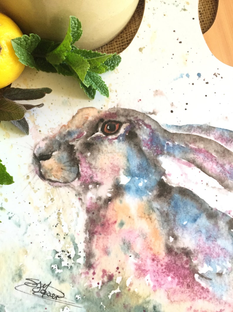 Hare Design Chopping Board Cheese Board Melamine Kitchenware | Etsy