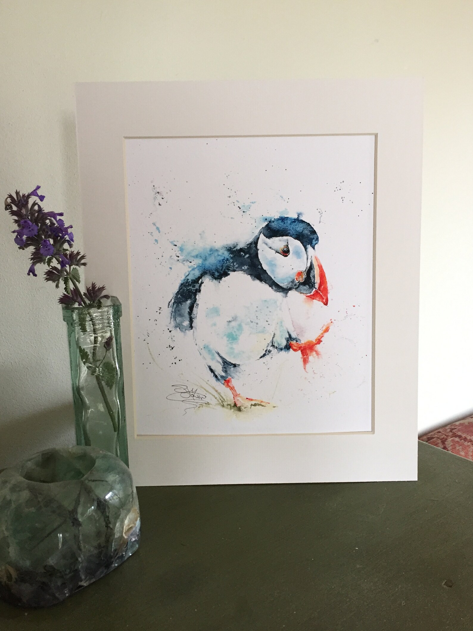 Puffin Billy Limited Edition Print Colourful Puffin Giclee - Etsy