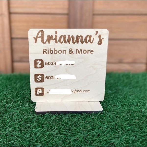 Payment Display - Etsy