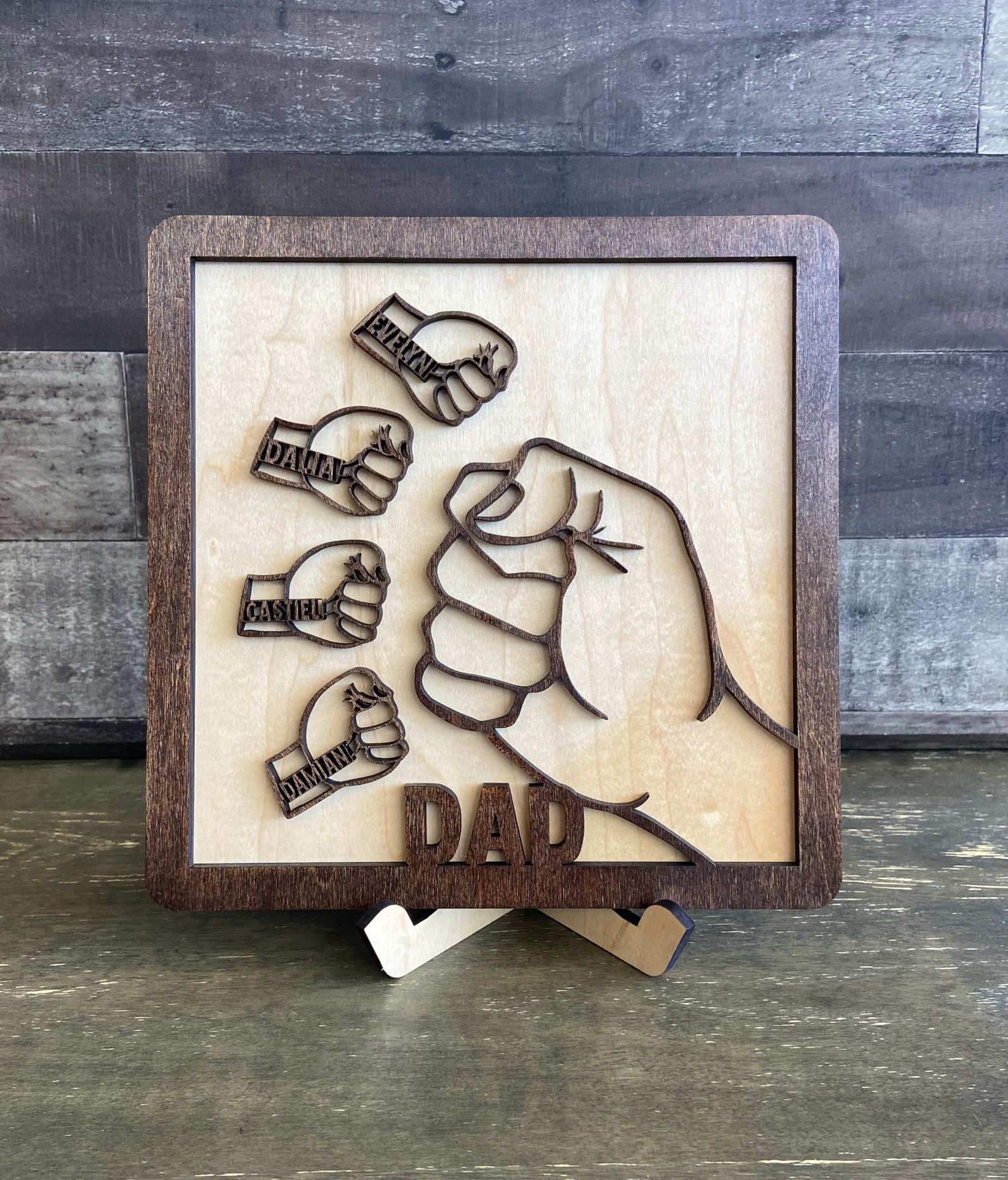 Father’s Day Fist Pump, Personalized Father’s Day Gift, Fist Pump ...