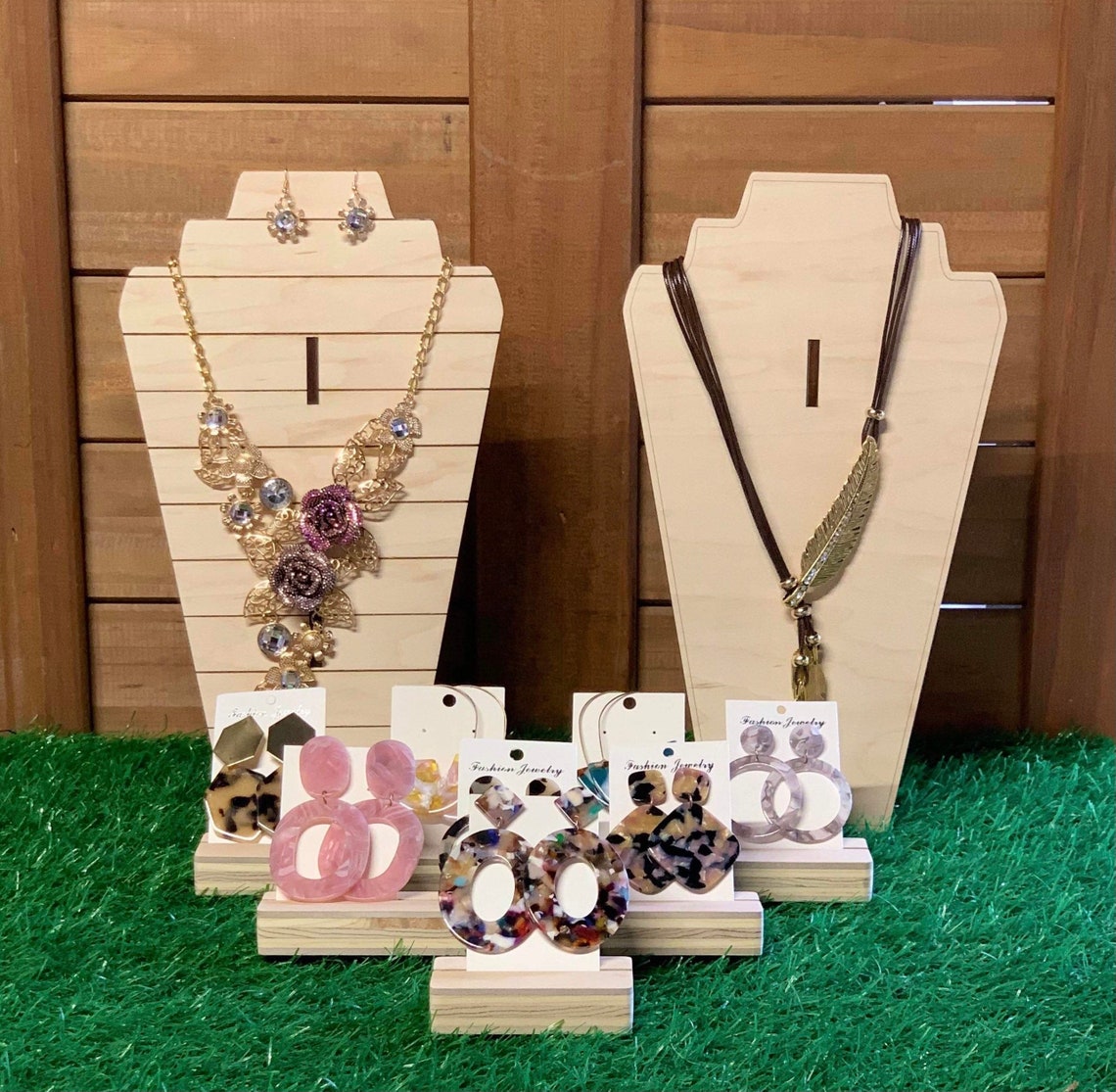 Jewelry holder Jewelry displays for necklaces and earring. | Etsy
