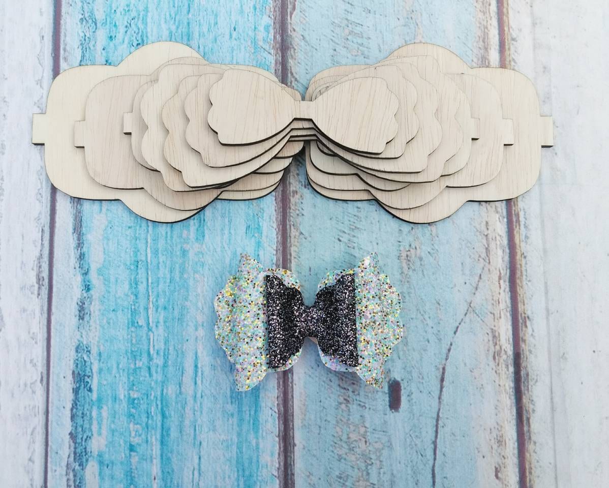 Bow Templates Tracing Templates Very Sturdy. Big and Small Bow - Etsy