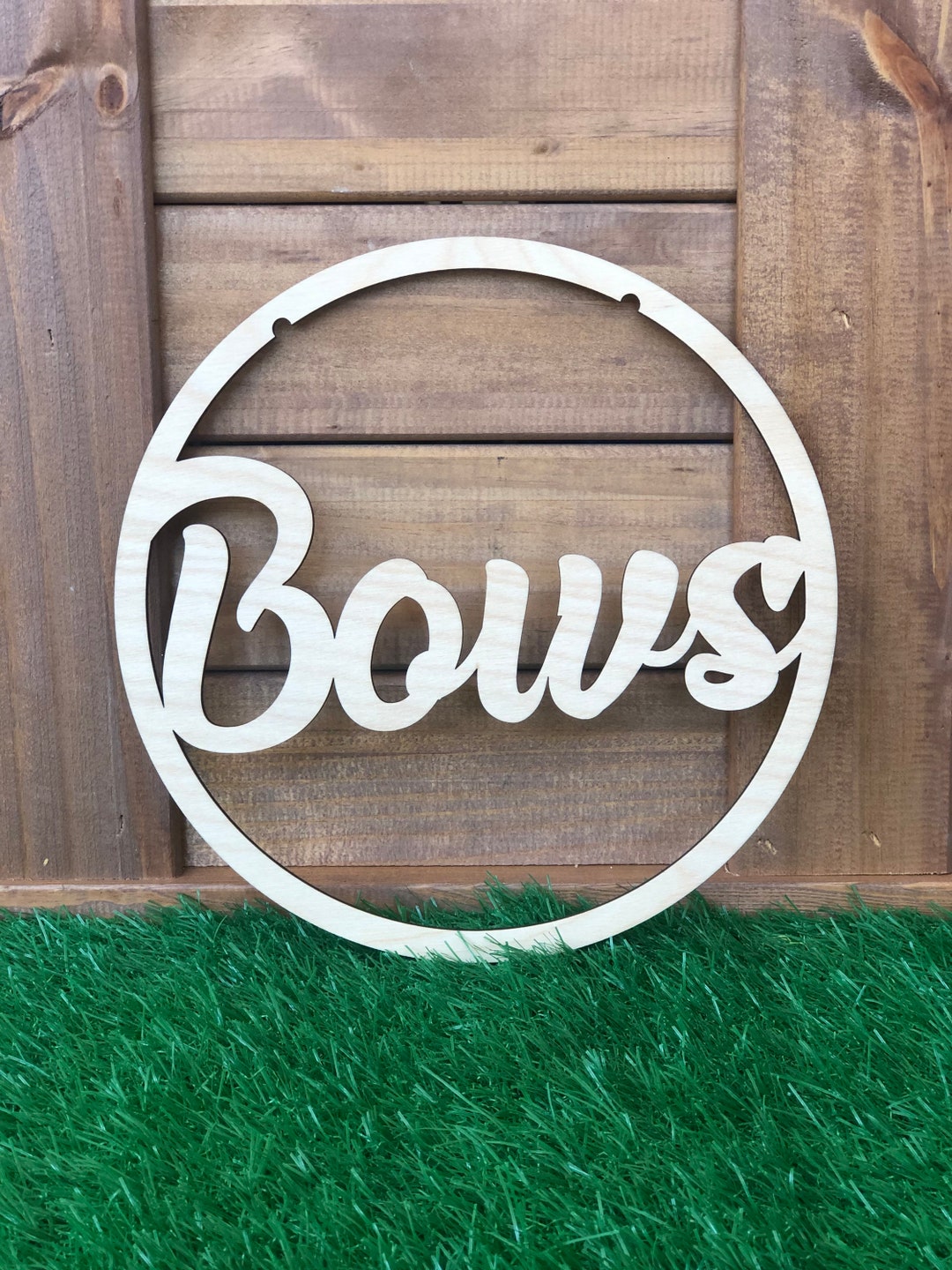 Bows Hoop Unfinished Diy Bow Holder. - Etsy