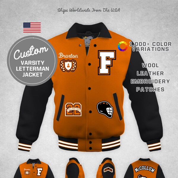 School Letter Jacket - Etsy
