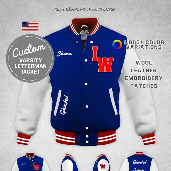 University Letterman Jacket - Etsy
