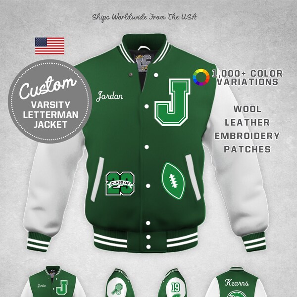 Letterman Jacket - Etsy