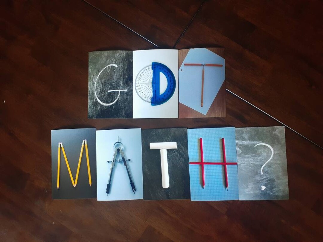 Math Classroom Banner--funny Math Decor--math Letters for Classroom ...